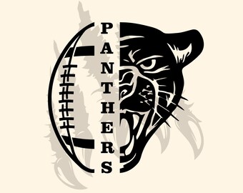 Panthers Football Mom Svg - Etsy