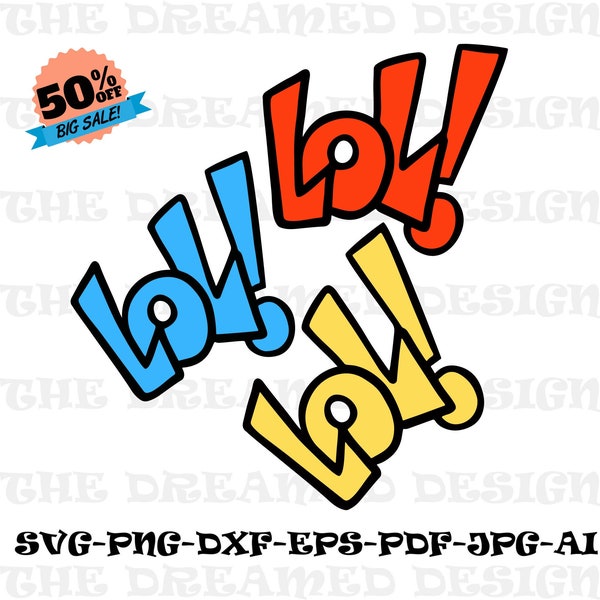 Lol Svg - Etsy