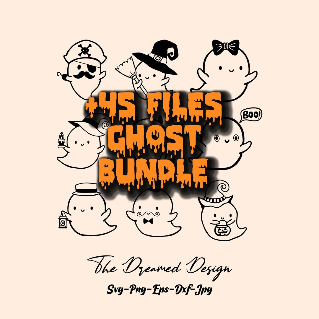 Paquete SVG fantasma SVG fantasma svg espeluznante - Etsy España