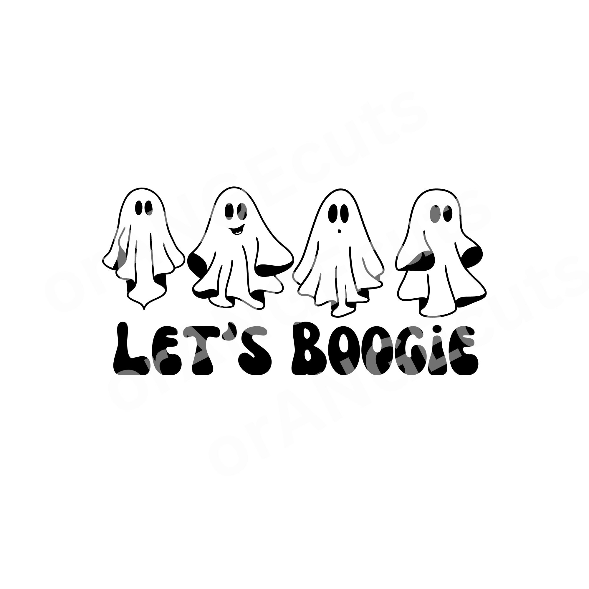 Ghost Svg, Ghost Clipart, Funny Ghost Svg, Dancing Ghost, Lets Boogie ...