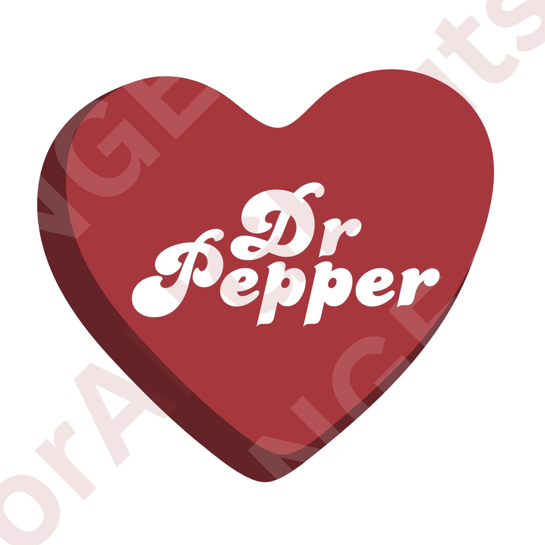 Dr Pepper Valentine, Dr Pepper SVG, Valentine's Day Svg, Candy Heart ...