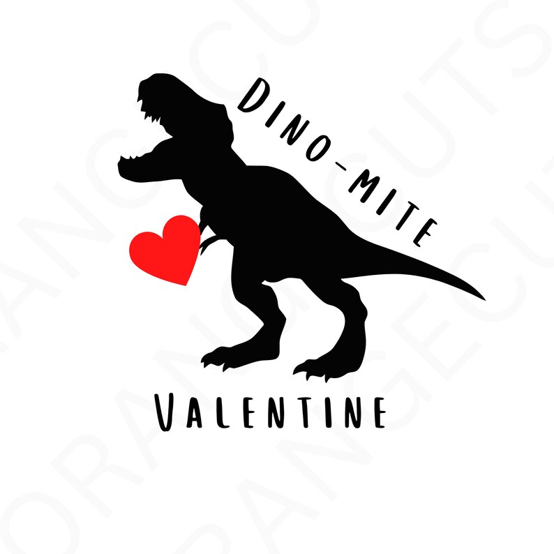 Dinosaur Valentine Svg, Dino Mite Valentine, Valentine Svg, Kids ...