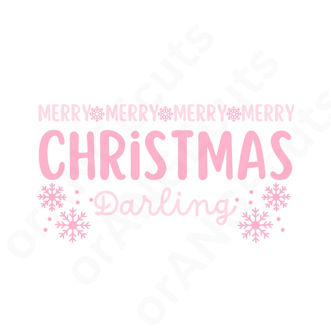 Merry Christmas Darling, Pinkmas, Pink Christmas, Christmas Card ...