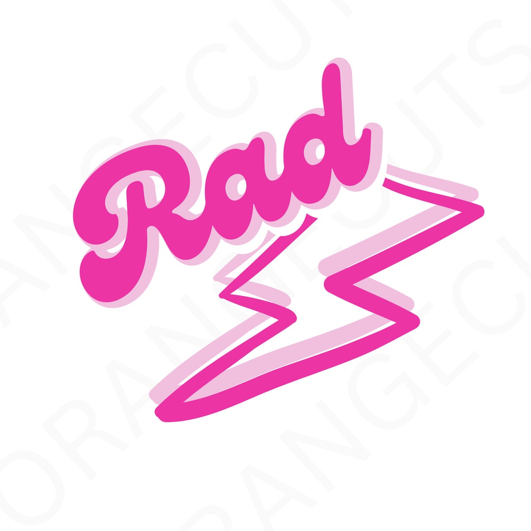Rad Svg Rad Png Retro Svg Retro Png 80s Svg 80s Png - Etsy