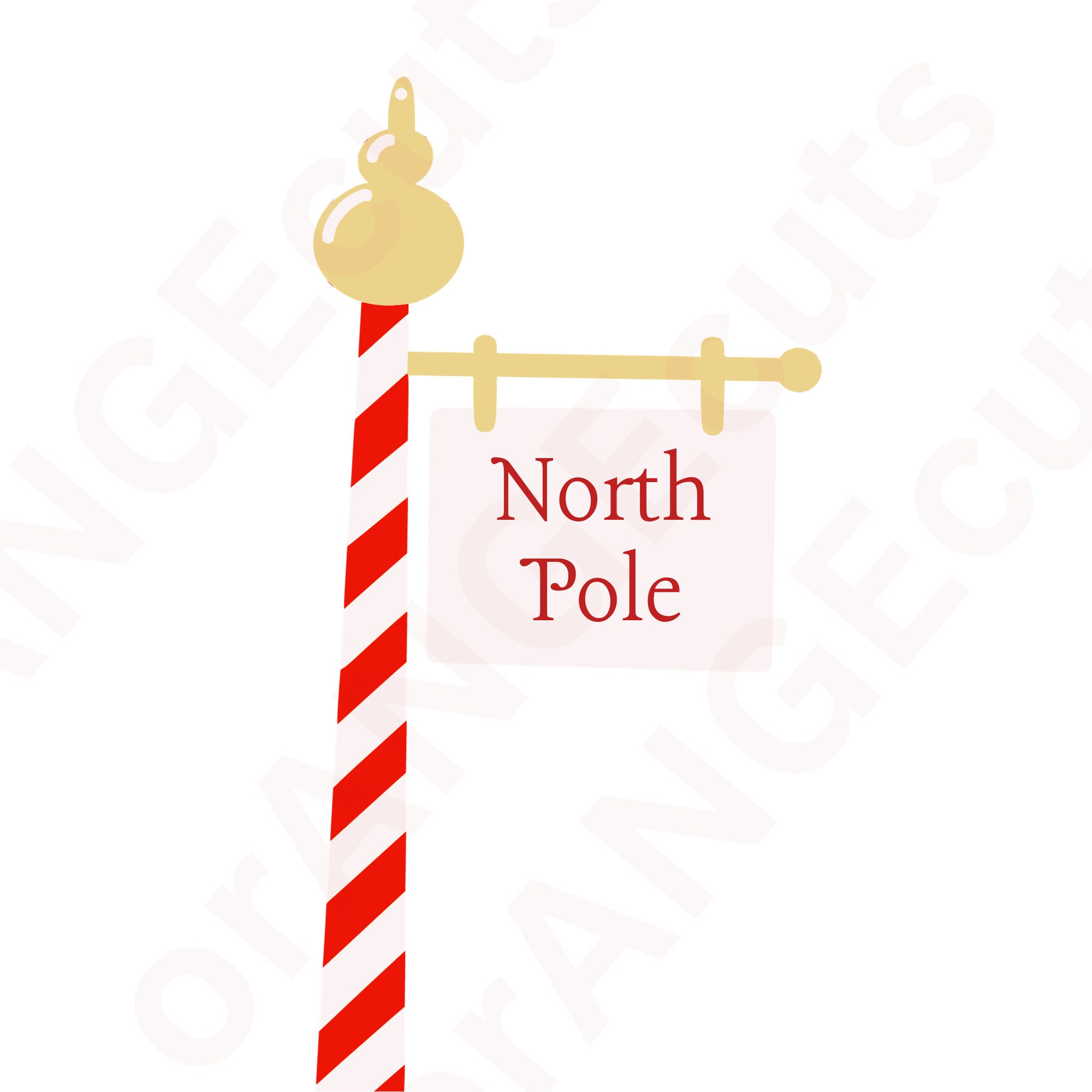 North Pole, North Pole Sign, North Pole Clipart, North Pole SVG ...