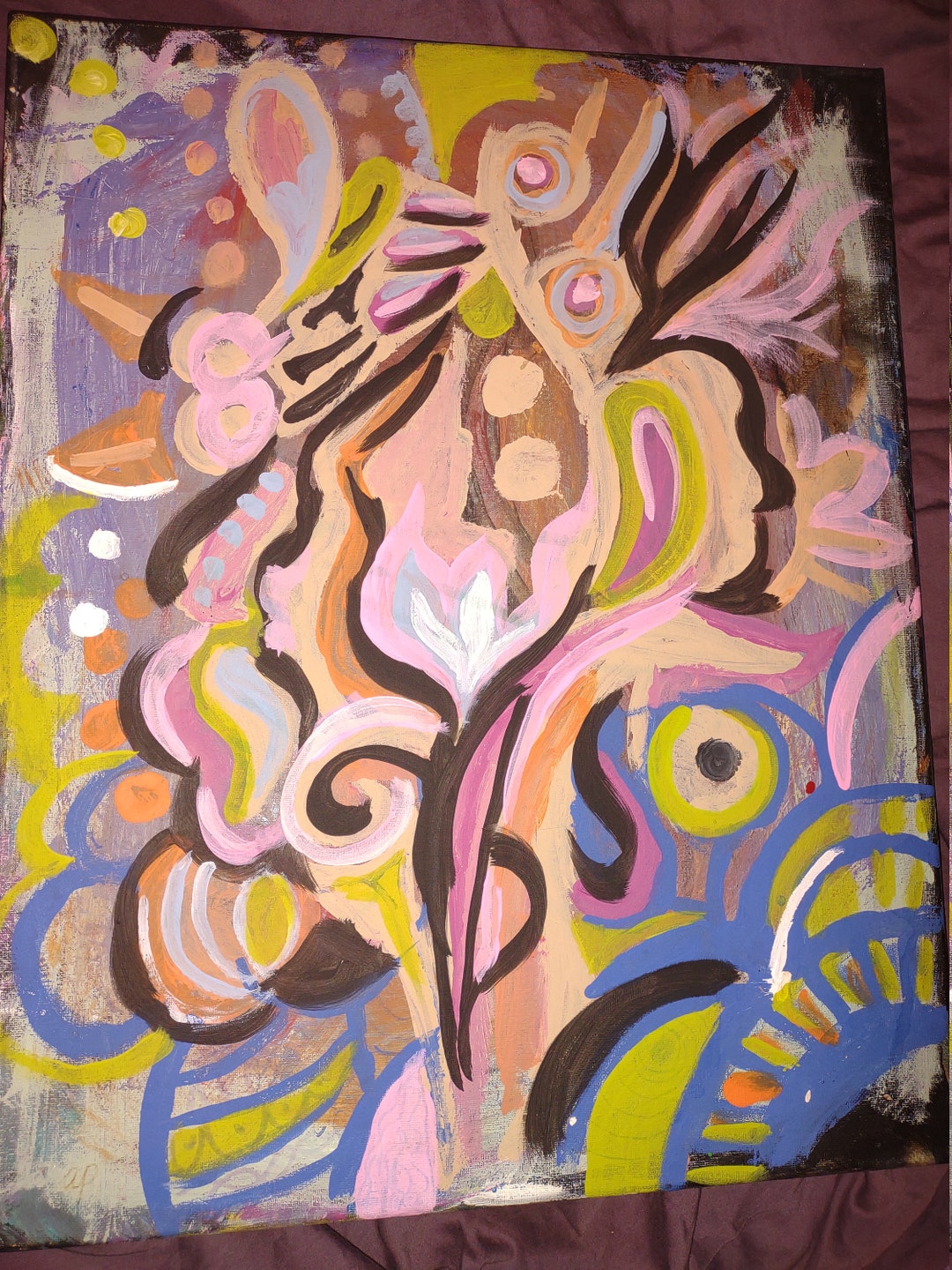 Love Language Mixed Media Painting on Canvas 20 X 16 Inches - Etsy