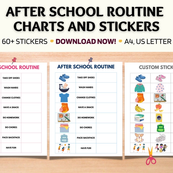 School Routine - Etsy