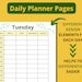 ADHD Planner for Kids ADHD Student Planner Printable Autism Education ...