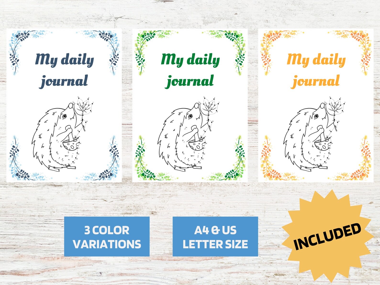 Printable Kids Gratitude Journal Daily Journal Kids Gratitude Diary for ...