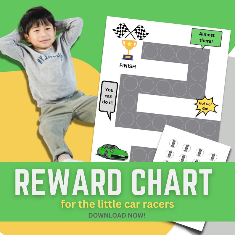 Kids Reward Chart Printable Routine Sticker Chart Potty Training ...