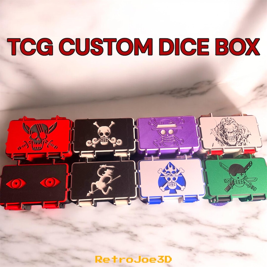 TCG Dice Box - One Piece- 3D Printed- Customized - Etsy