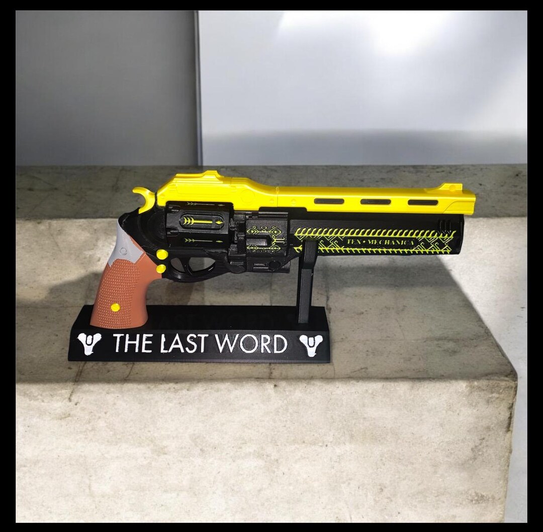 Destiny 2-last Word Hand Cannon Replica With Moving Parts for Cosplay ...