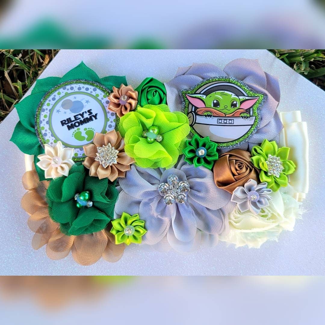 Baby Boy Alien Child Themed Baby Shower Mommy Belly Sash - Etsy