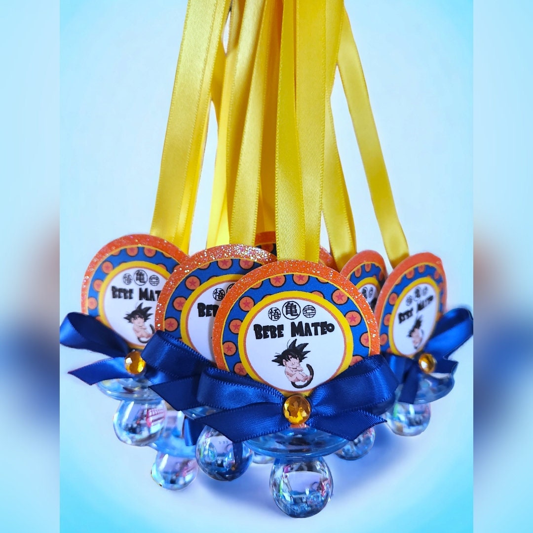 12 Baby Boy Anime Baby or Anime Chibi Themed Pacifier Necklaces Favors ...