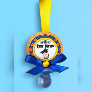 12 Baby Boy Anime Baby or Anime Chibi Themed Pacifier Necklaces Favors ...