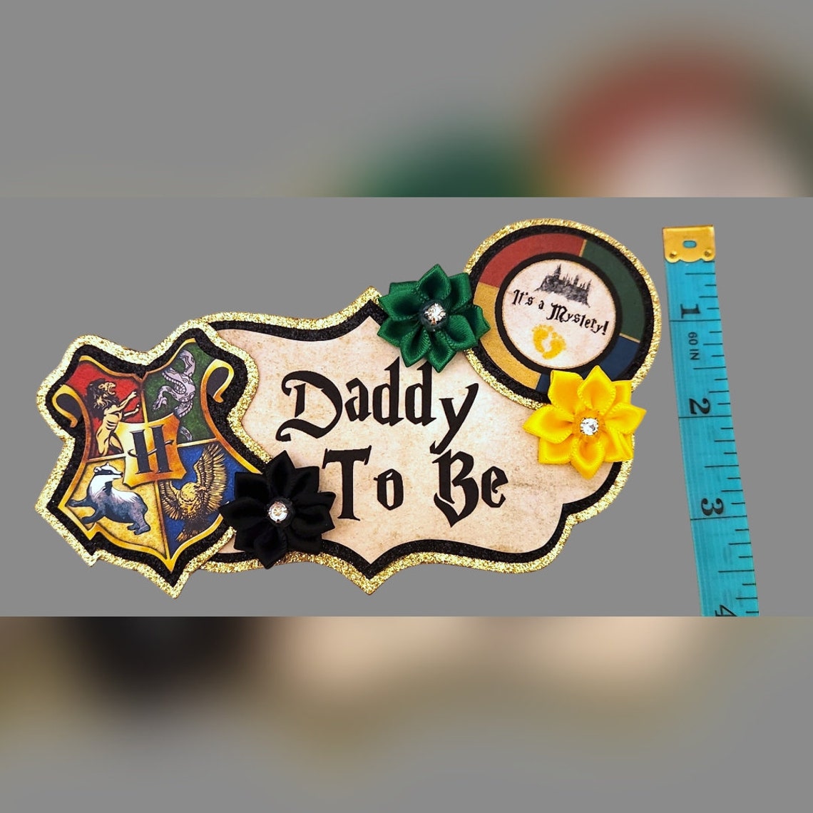 Magic Wizard Themed Baby Shower Daddy Badge - Etsy