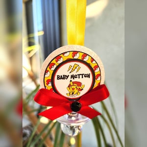 12 Baby Boy Anime Electric Creature Themed Pacifier Necklaces Favors ...