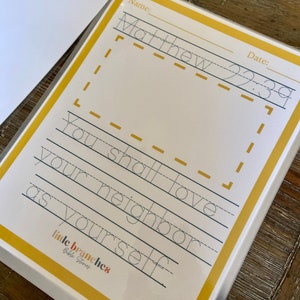 Bible Verse Tracing Pages, Scripture Tracing Pages, Kid's Bible Study ...