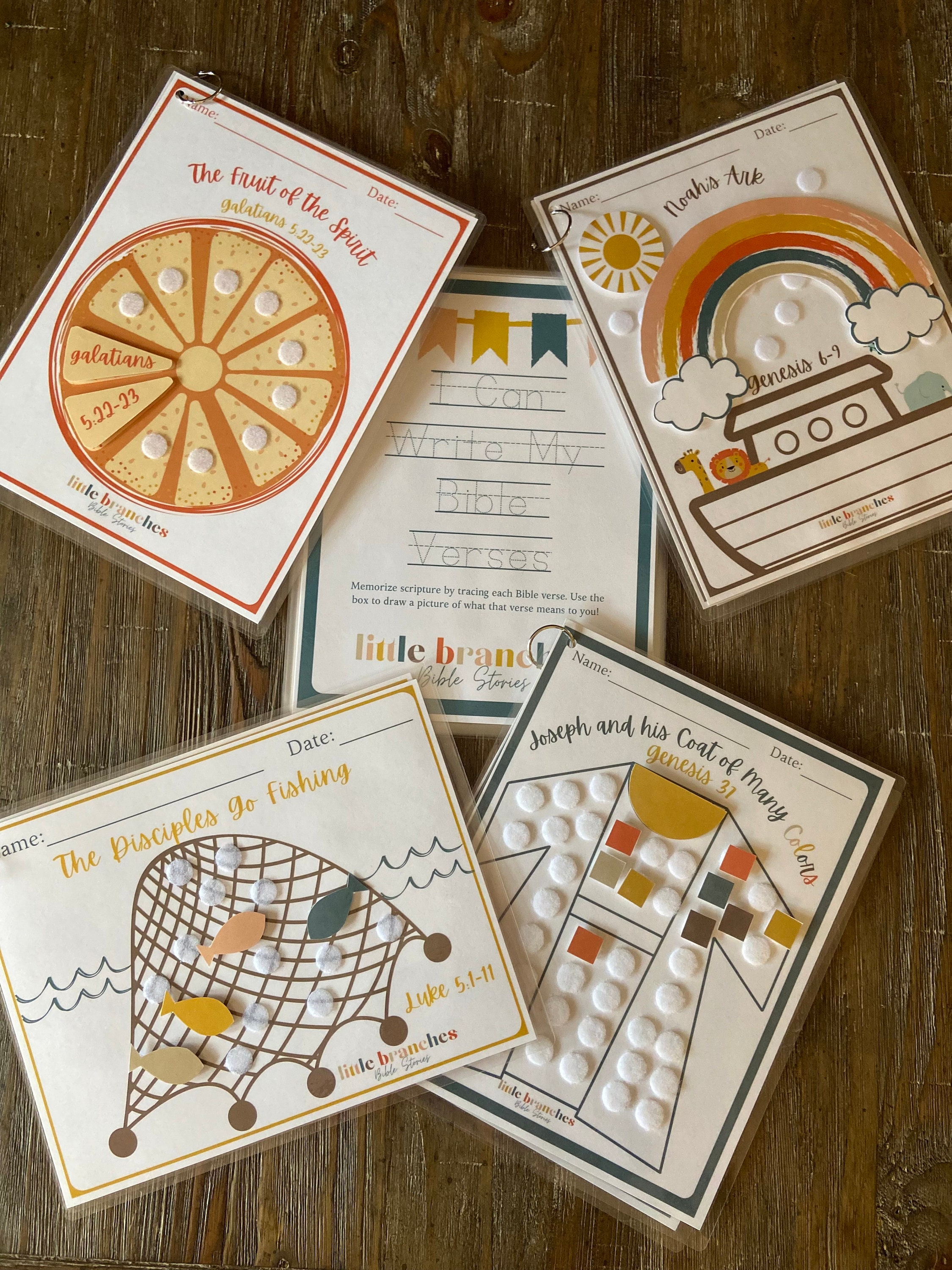 Bible Story Activity Bundle: Noah's Ark, Joseph's Coat (digital ...