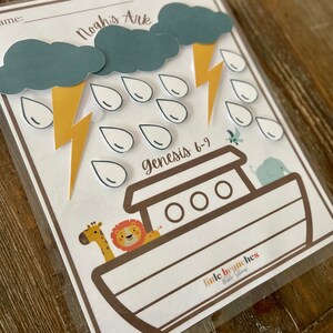 Noah's Ark, Bible Activity, Homeschool Printable, Sunday School, Kid's ...