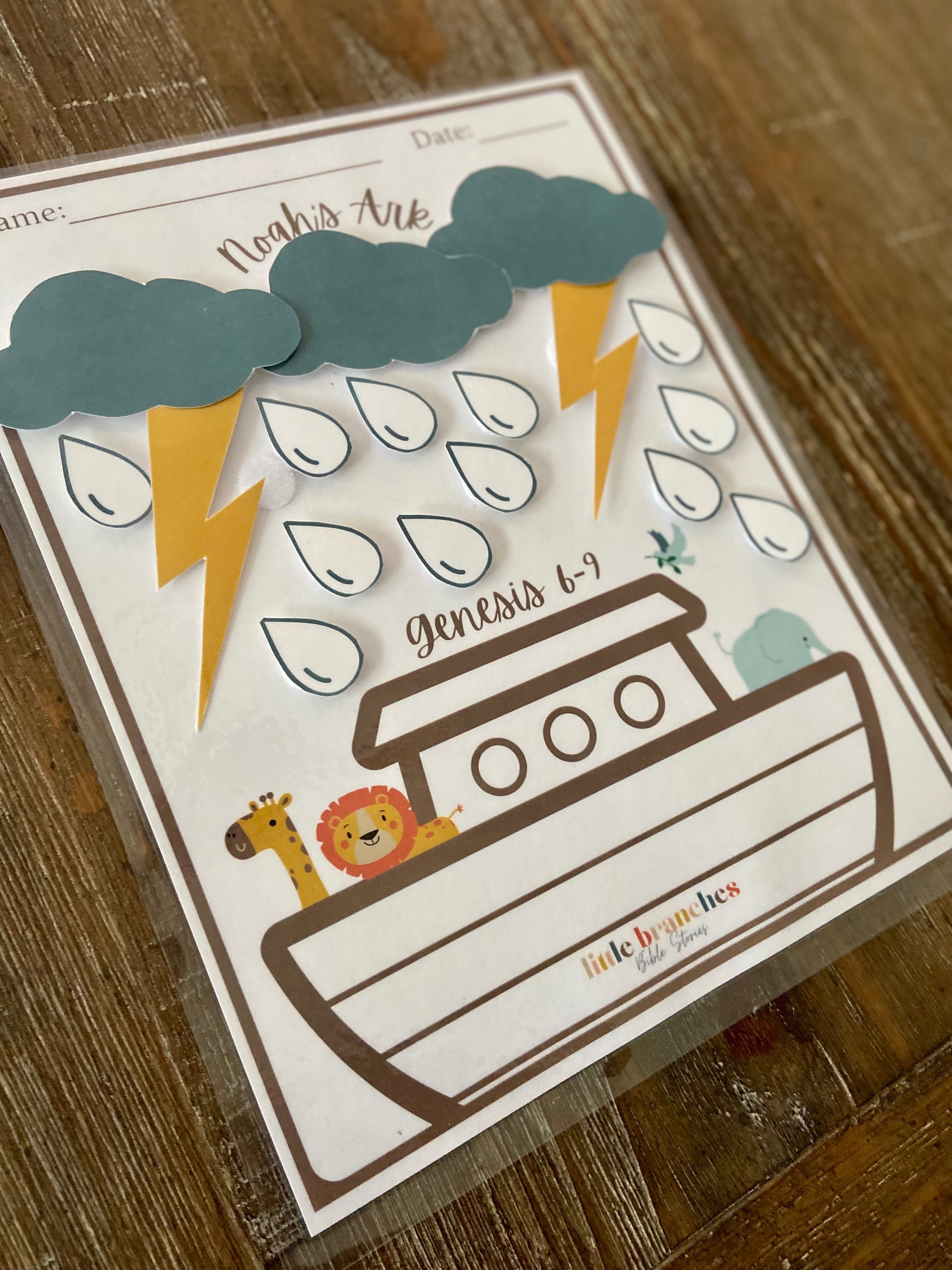 Noah's Ark Bible Activity Homeschool Printable Sunday - Etsy