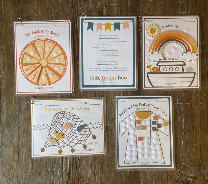 Bible Story Activity Bundle: Noah's Ark, Joseph's Coat (digital ...