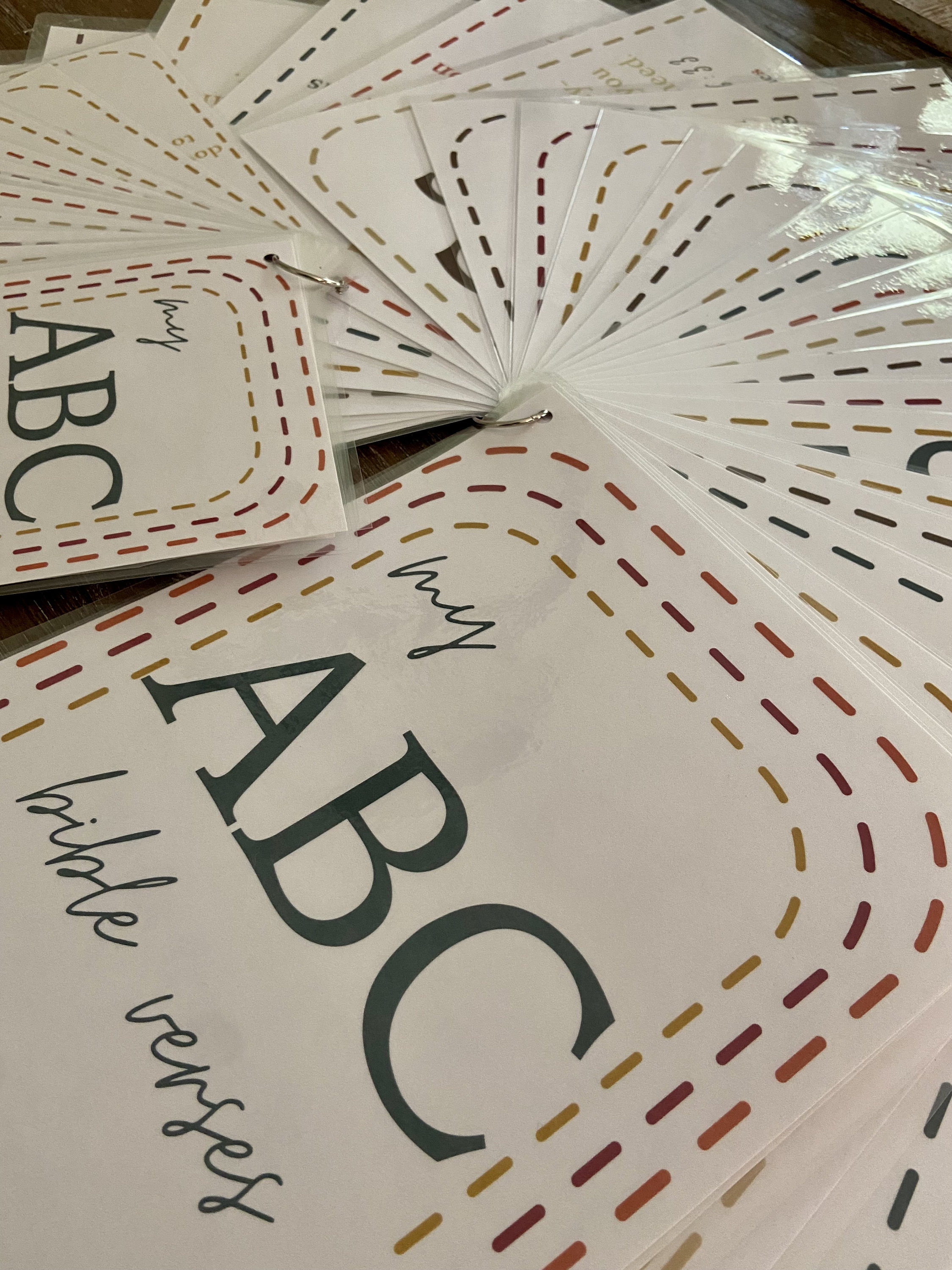 ABC Bible Verse Flashcards, ABC Bible Verse Memory Cards, Children's ...