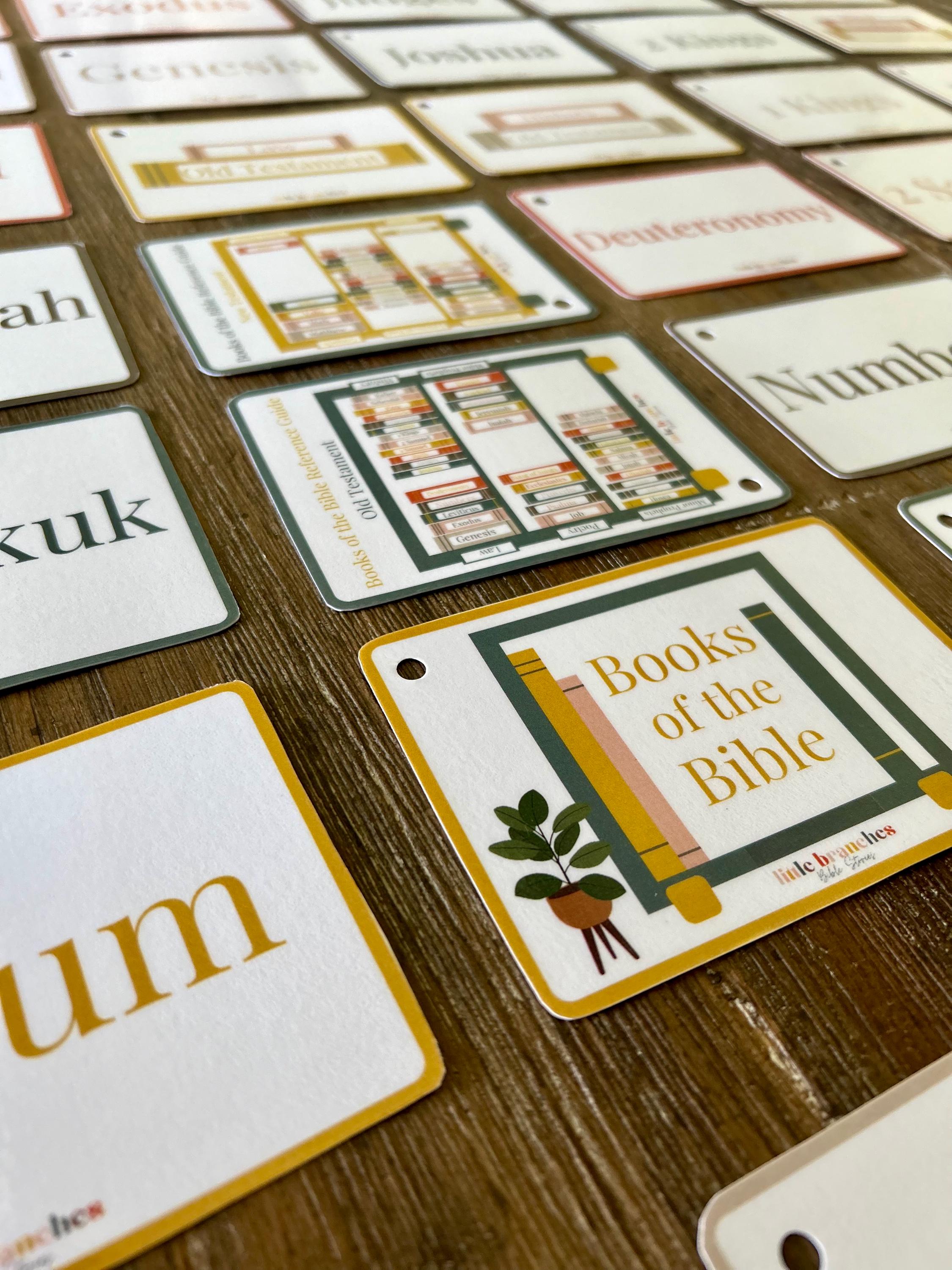 Books of the Bible Flashcards: Christian Homeschool Printable (PDF) - Etsy