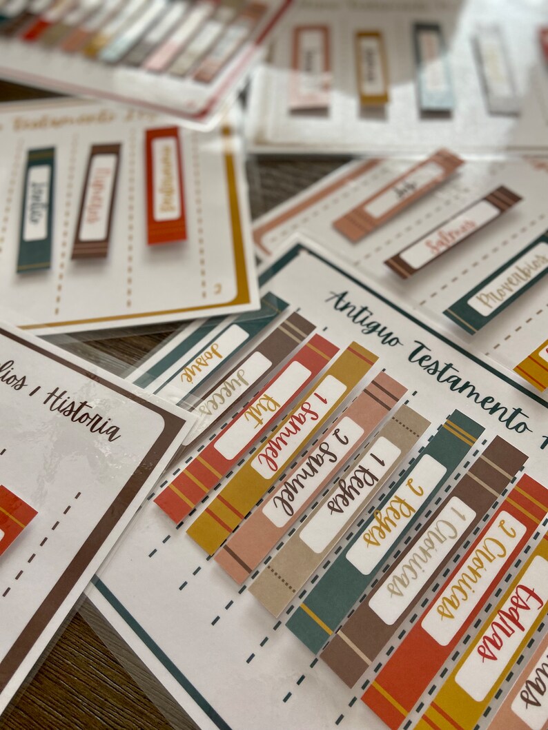 Spanish Books of the Bible Printable: Christian Homeschool Workbook ...