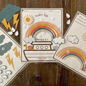 Noah's Ark, Bible Activity, Homeschool Printable, Sunday School, Kid's ...