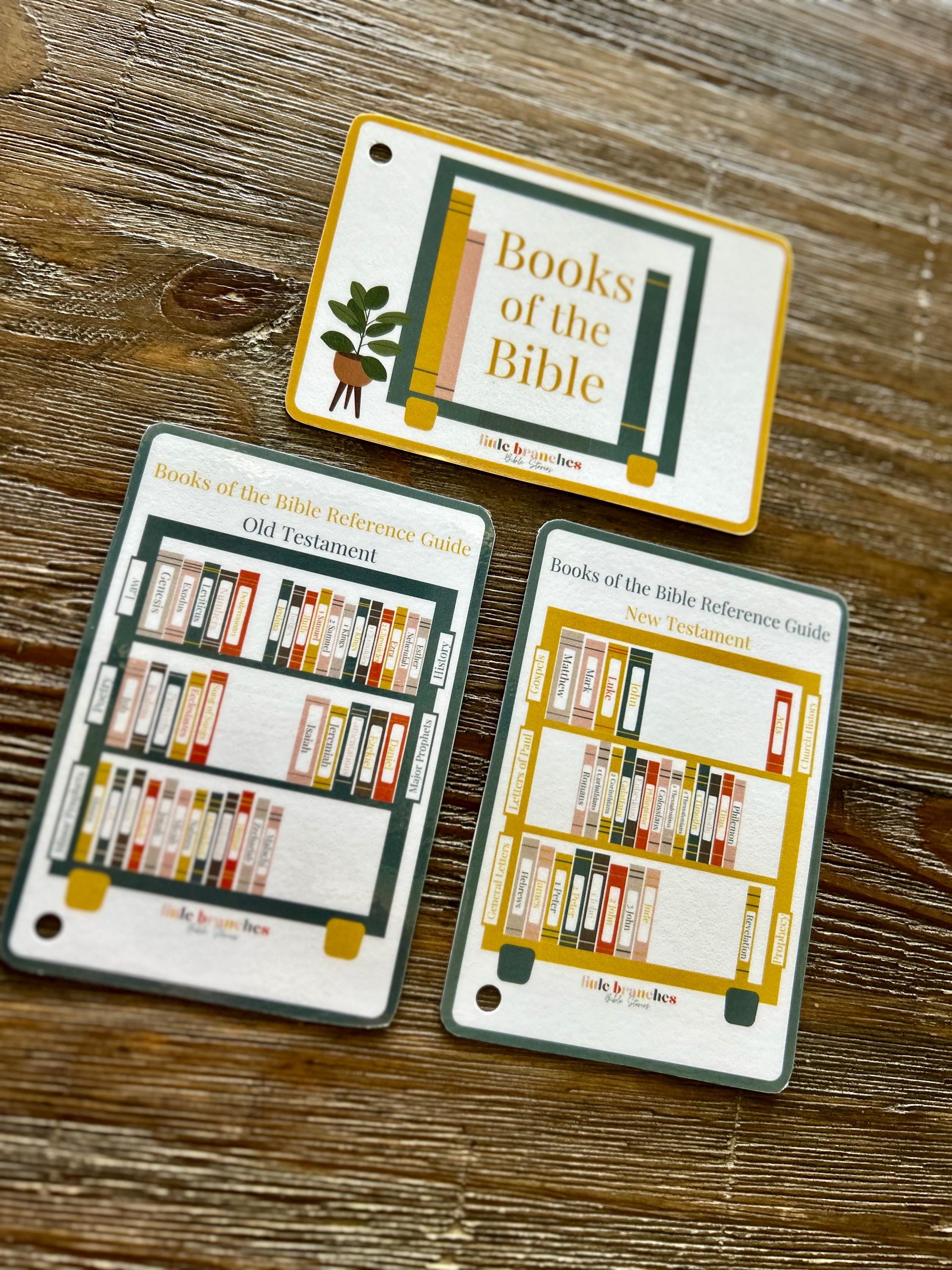 Books of the Bible Flashcards: Christian Homeschool Printable (PDF) - Etsy