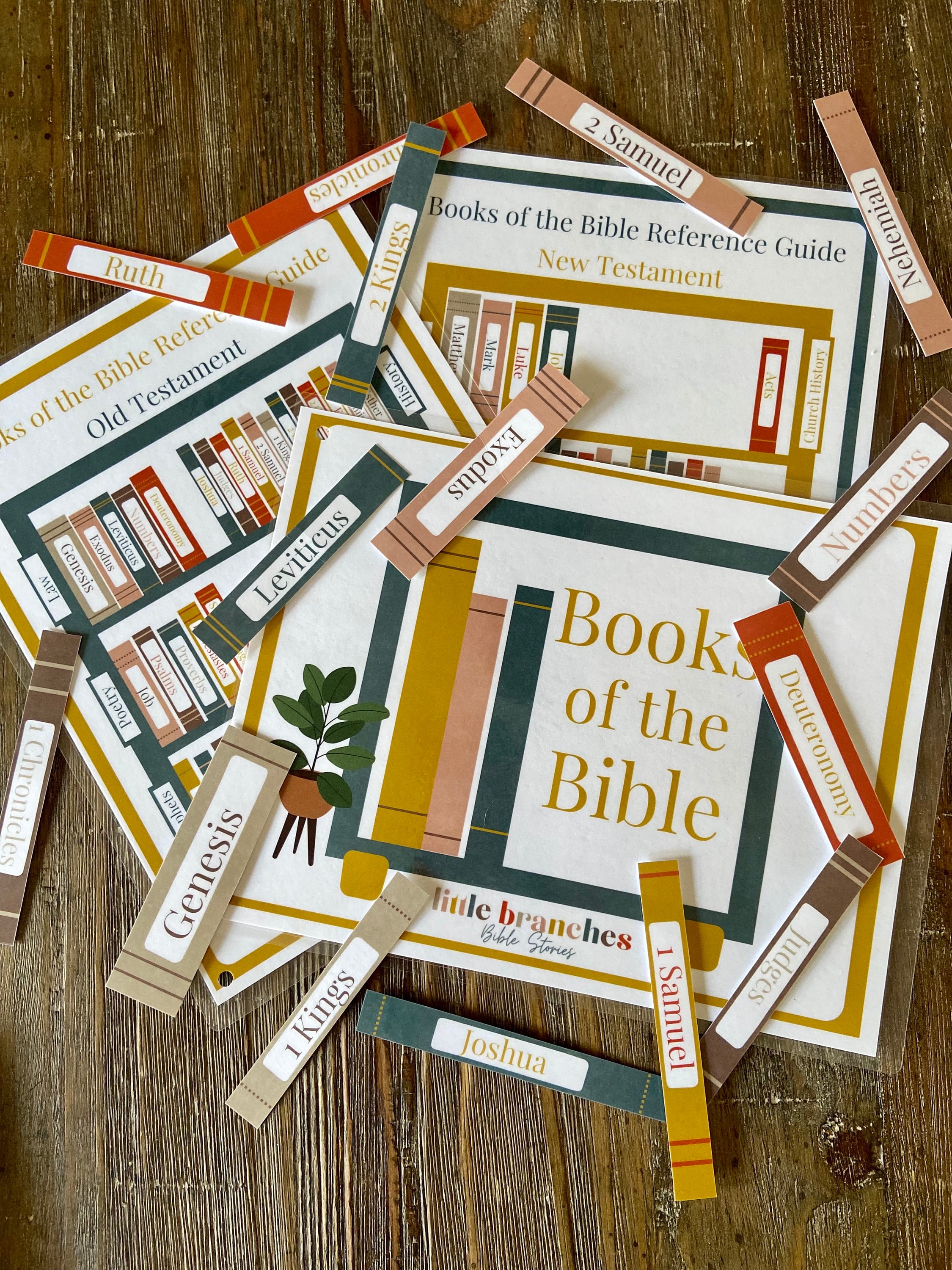 Books of the Bible Printable Workbook: Homeschool Sunday School (PDF ...