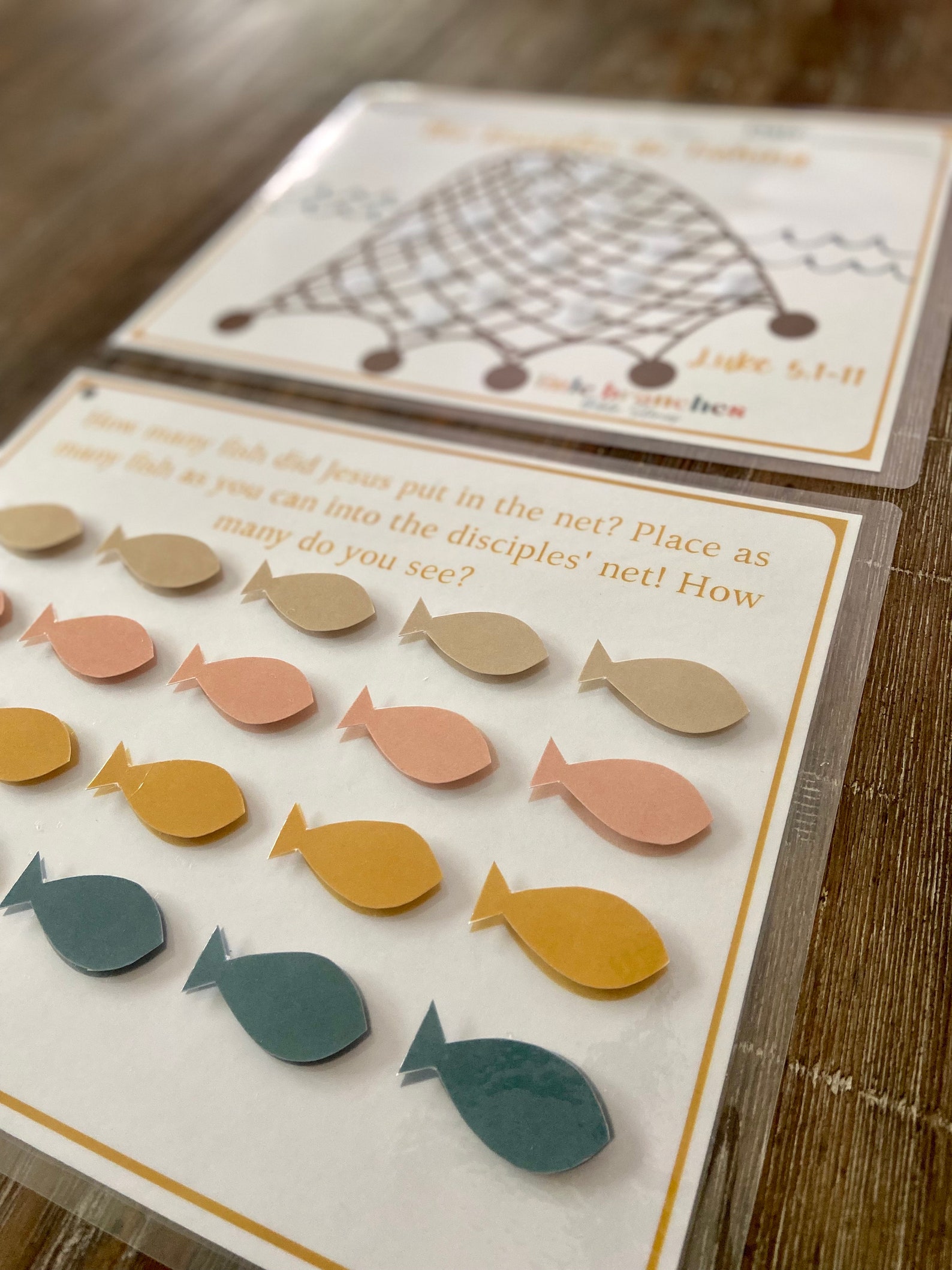 The Disciples Go Fishing Bible Activity: Homeschool Printable (PDF) - Etsy