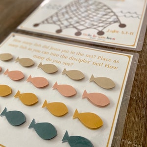 The Disciples Go Fishing Bible Activity: Homeschool Printable (PDF) - Etsy