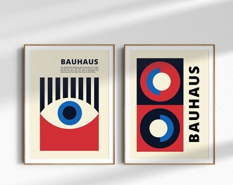 Set of 20 Bauhaus Printable Exhibition Posters Printable - Etsy