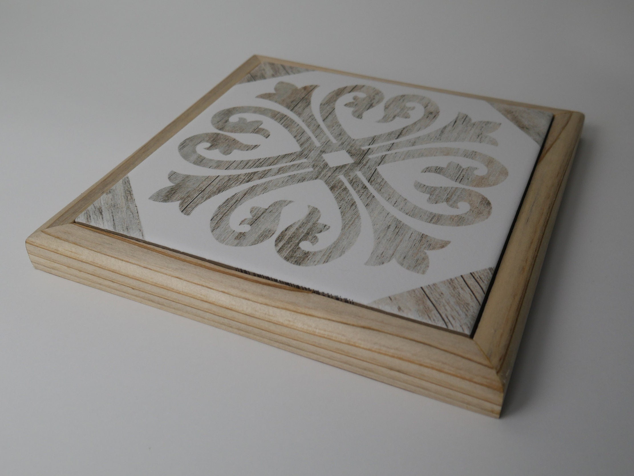 Reclaimed Wood and Tile Trivet, Various Patterns - Etsy