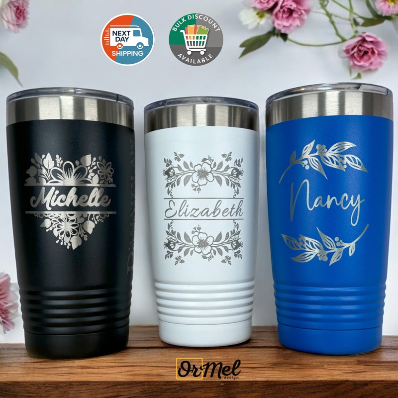 Monogram Cups - Etsy