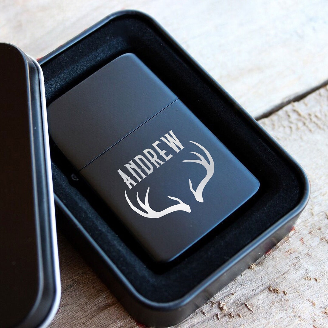 Personalized Engraved Monogram Lighter With Custom Name, Custom Initial ...