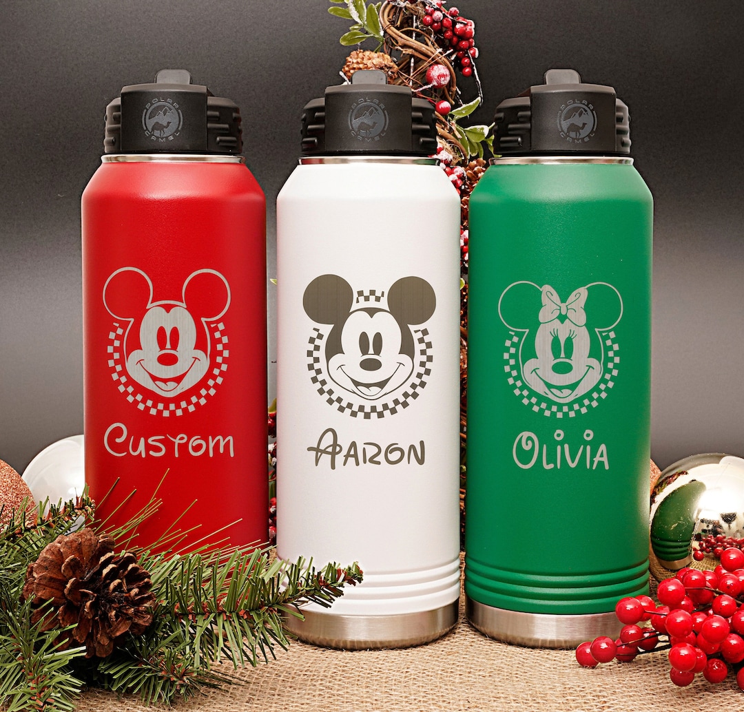 Personalized Disney Water Bottle With Name, First Family Disney Custom ...