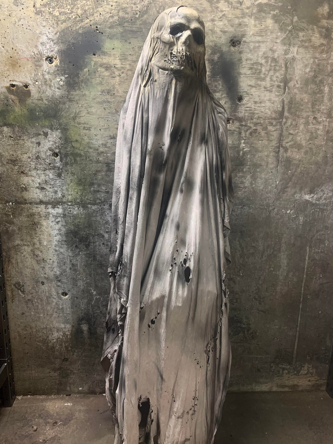 Vintage Sheet Ghost - Halloween Mask - Etsy