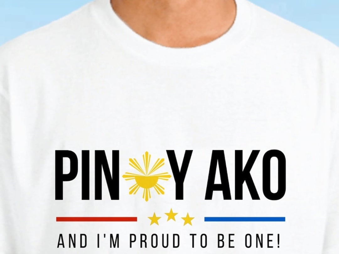 Pinoy Ako Philippine Heritage Sun and Stars Unisex T-shirt, Pilipino ...