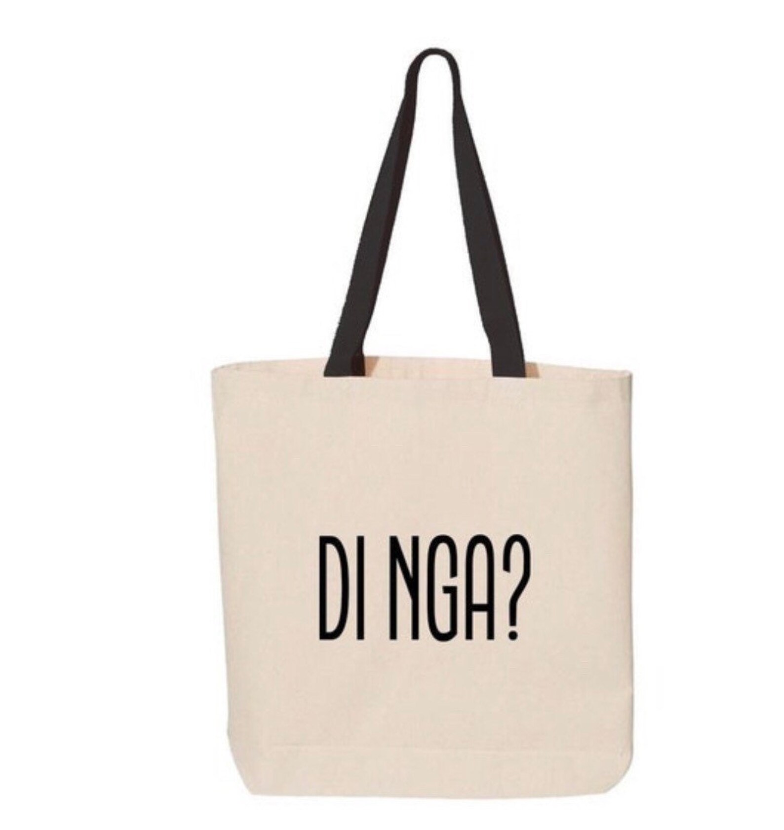 Di Nga Filipino Funny Saying Canvas Tote Bag, Pinoy Humor Shopping Bags ...