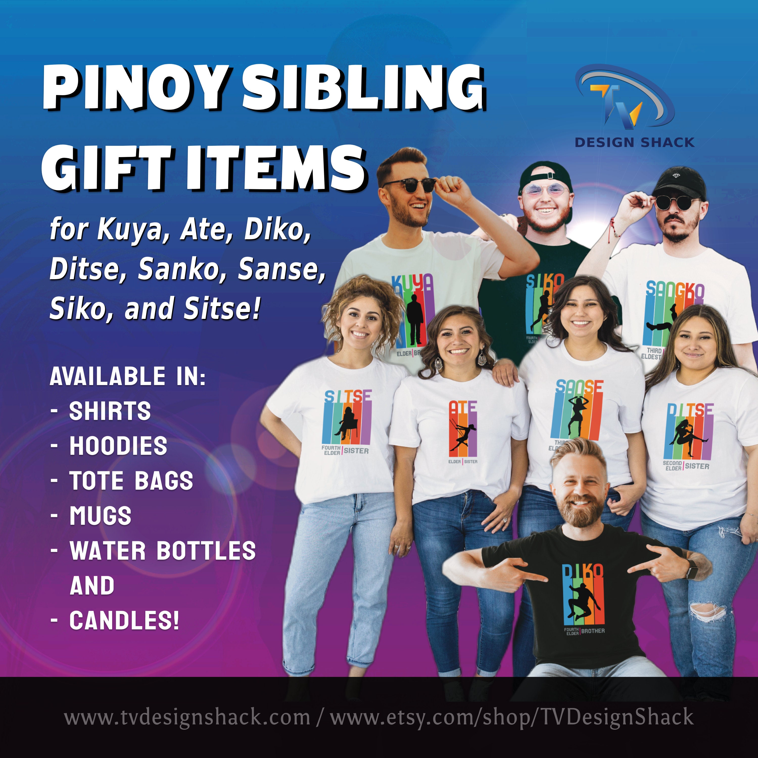 Filipino Sibling Hierarchy Compact Tote Bag, Everyday Gift Ideas for ...