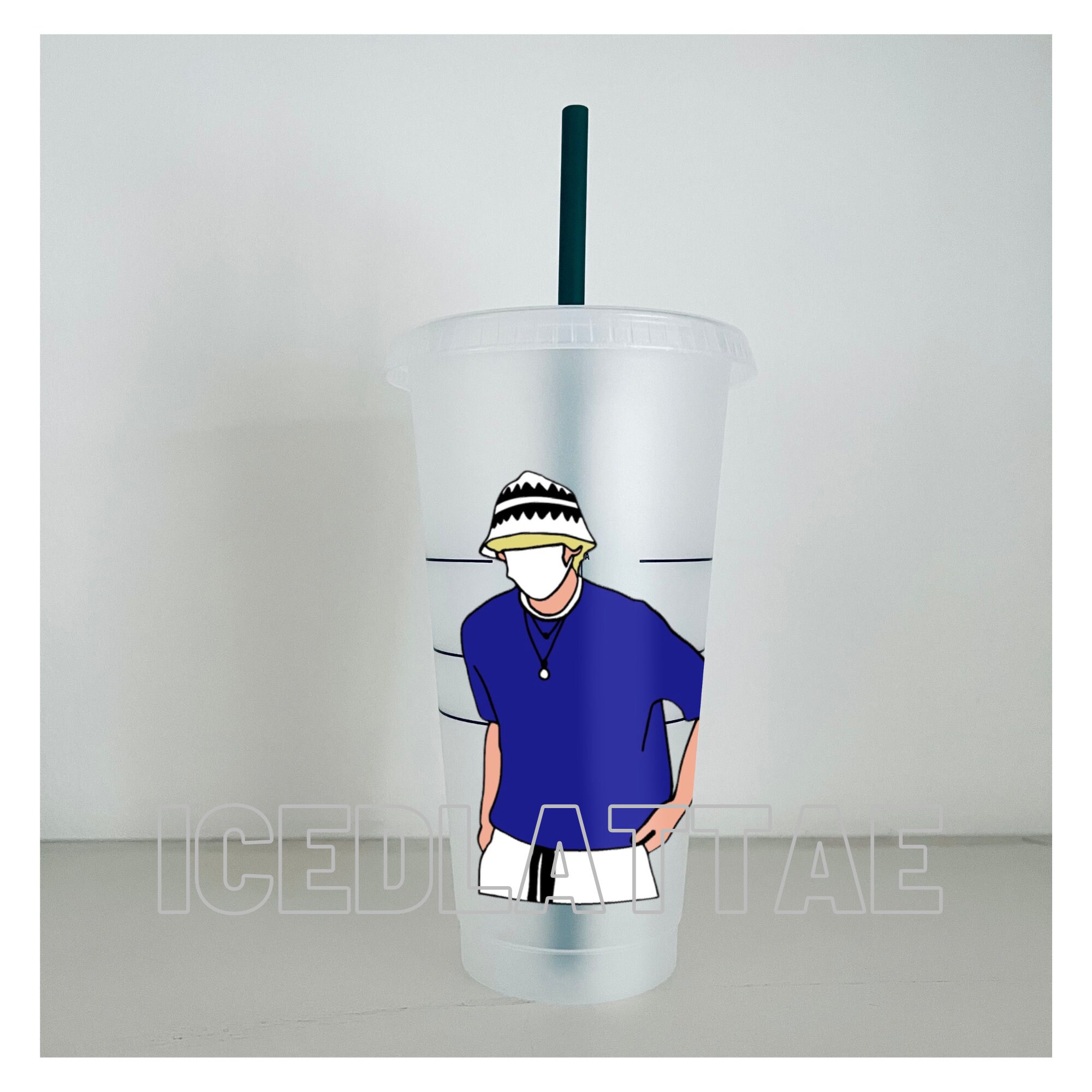 BTS V Kim Taehyung Personalised 24oz Starbucks Coffee - Etsy