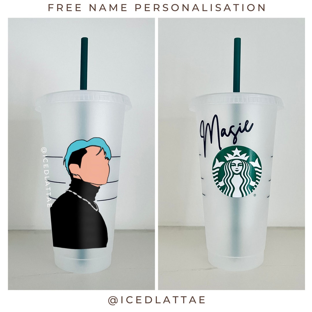 BTS | JK | Jeon Jungkook Personalised 24oz Starbucks Coffee Reusable ...