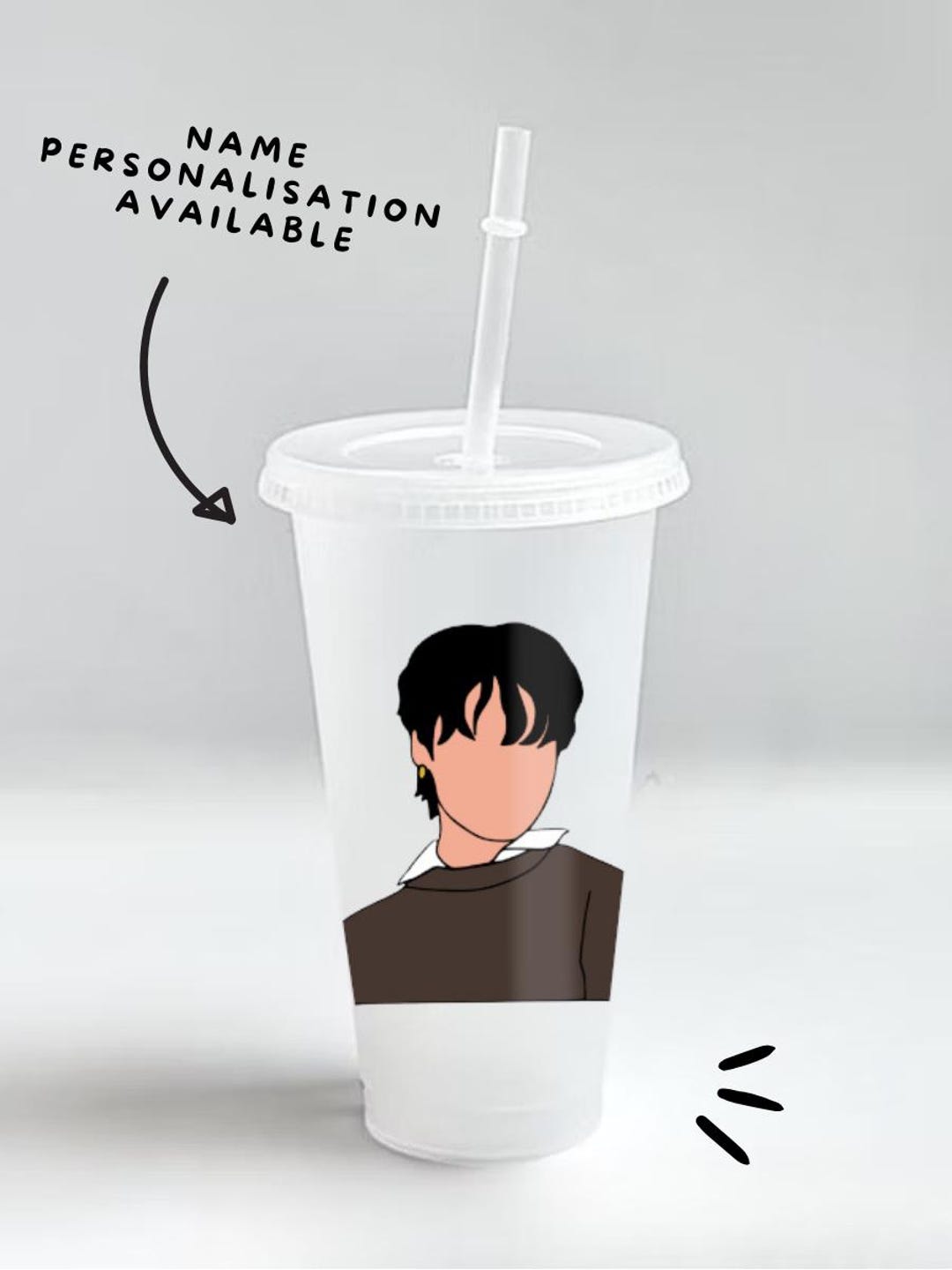 BTS | Jimin | Park Jimin Personalised 24oz Coffee Reusable Cold Cup ...