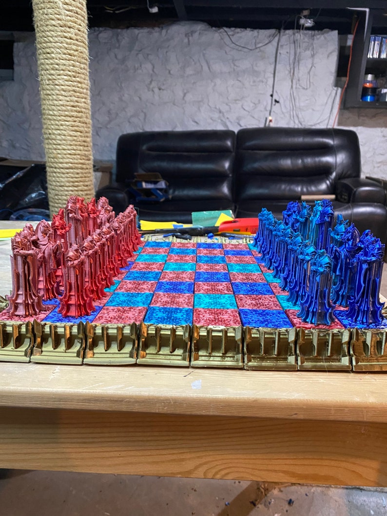 Paladin Chess Set Custom - Etsy
