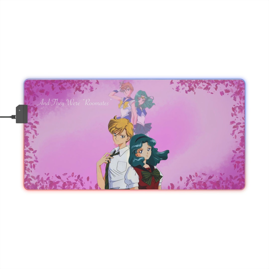 Sailor Neptune Sailor Uranus Roommates LED Gaming Mouse Pad - Etsy