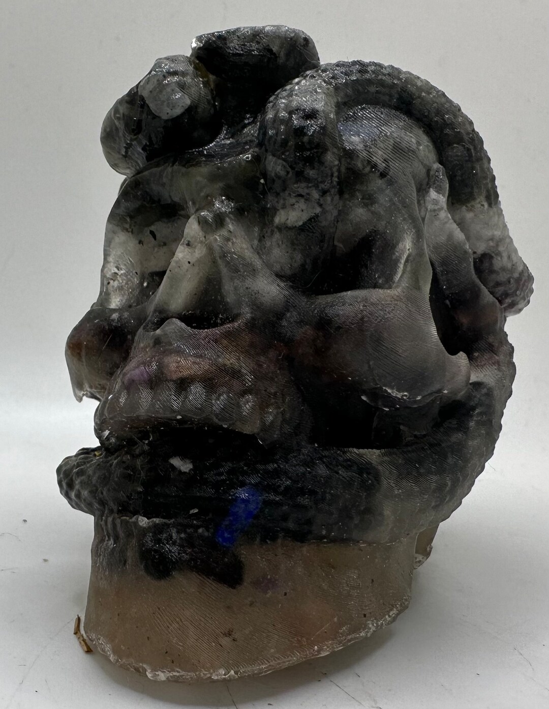 XL Samael Crystal Skull With Snakes 3.942.952.36 15 Oz 425 G - Etsy