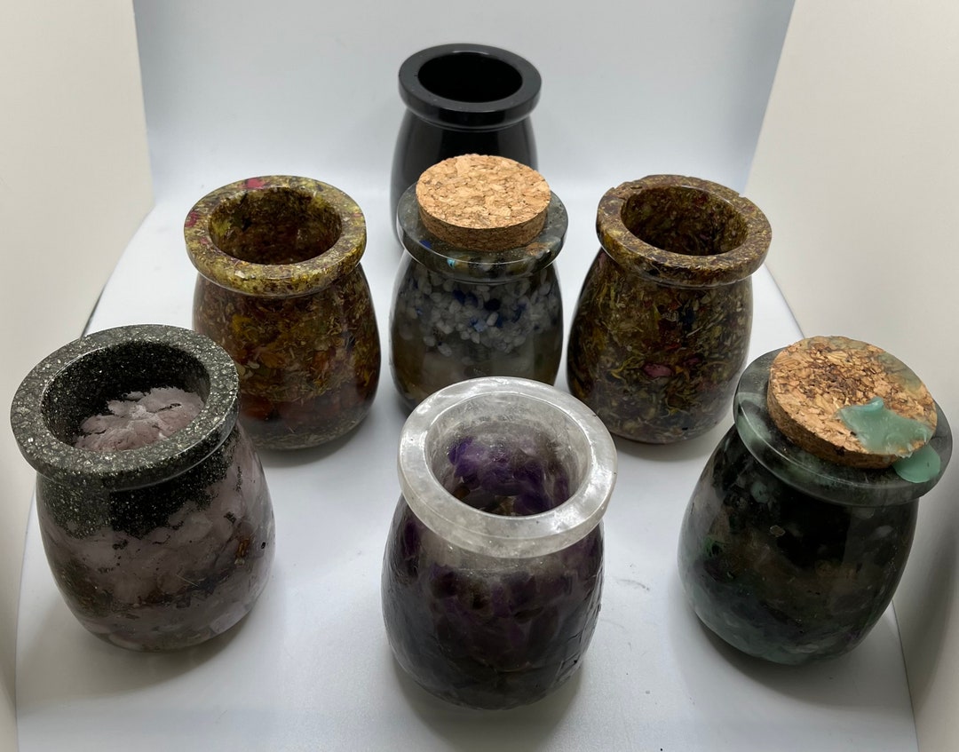 Customizable (pick Your Own Stones/herbs), Ready-made Crystal/herb ...